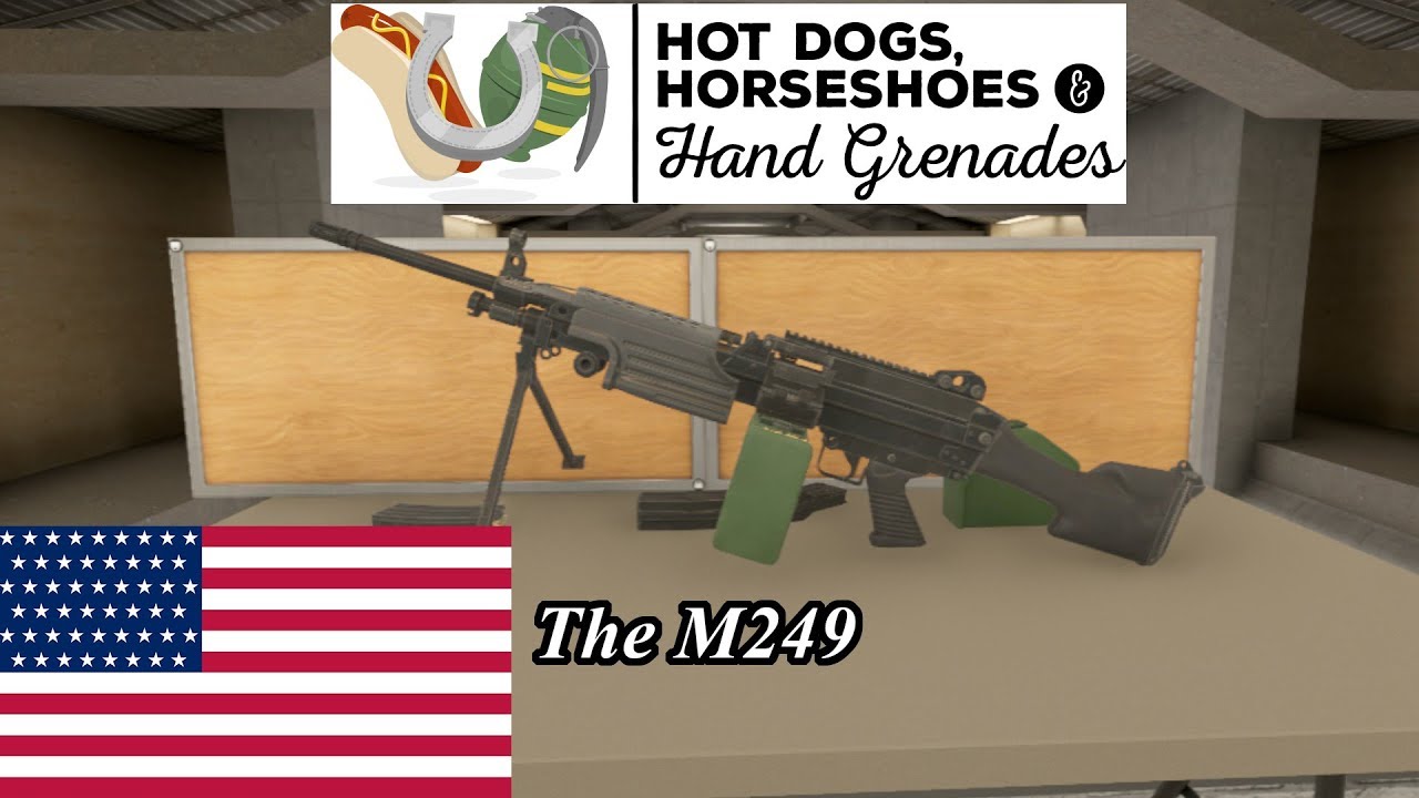 The Weapons of H3VR The m249 - YouTube