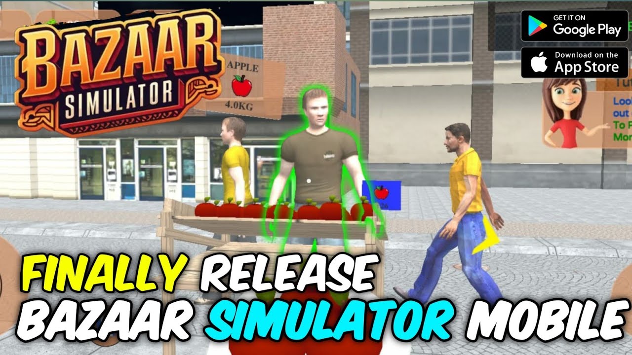Finally Release Bazaar Simulator In Mobile || Bazaar Simulator Shopping ...