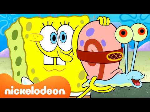 SpongeBob | Garys BESTE Folgen von SpongeBob Schwammkopf! 🐌💛 | 90 Minuten | Nickelodeon Deutschland