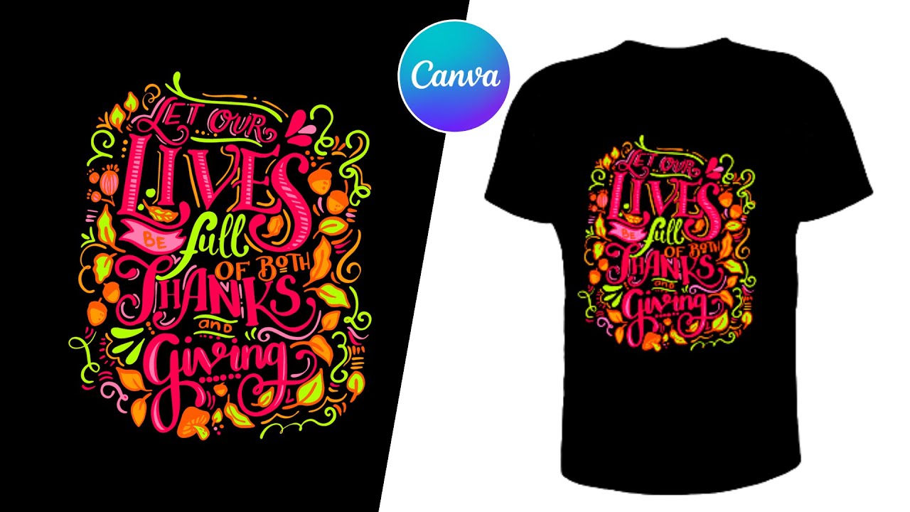 Creative T-Shirt Design Tutorial with Canva - YouTube