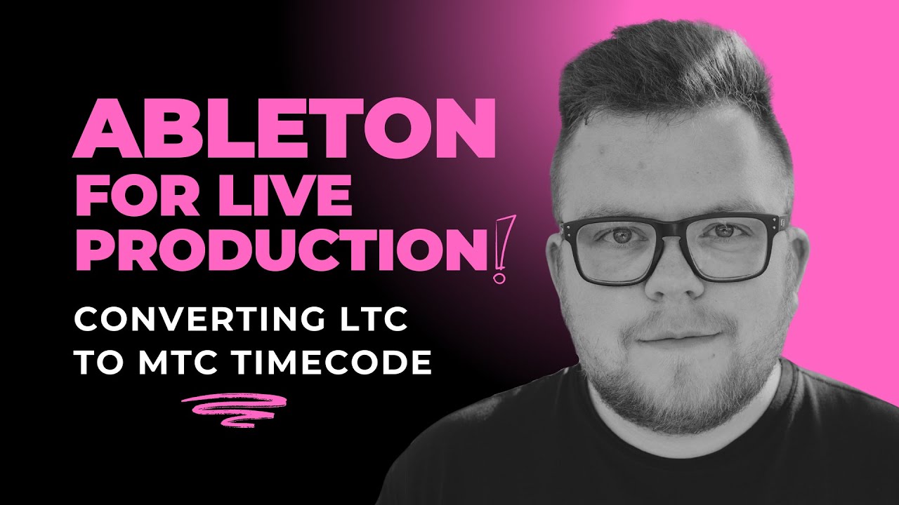 Ableton for Live Production: Converting LTC to MTC Timecode - YouTube