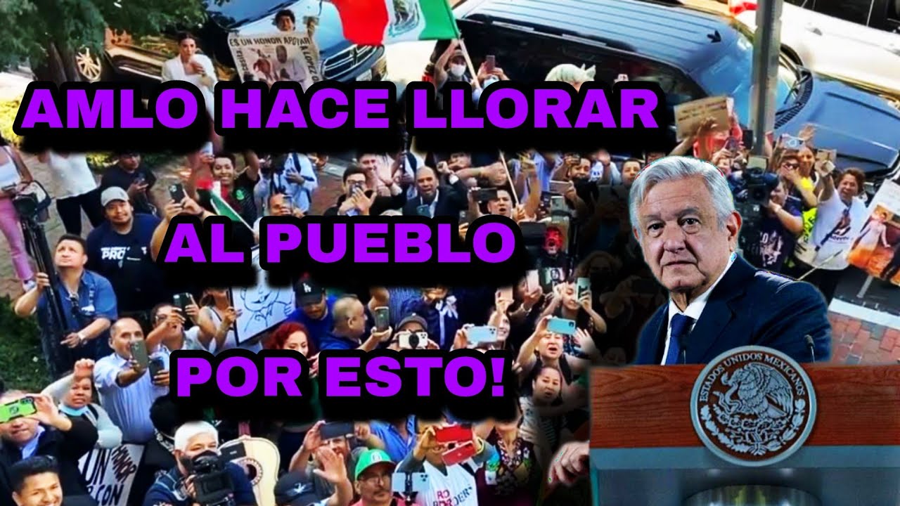 LLORAN EN MÉXICO DE FELICIDAD POR ESTA AYUDA INVALUABLE DE AMLO!UN ...