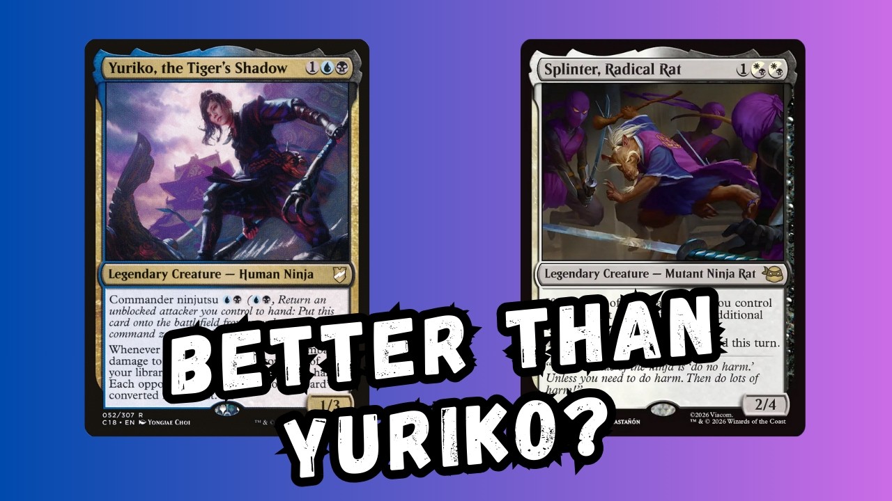TMNT Commander Deck! Splinter, Radical Rat Ninja EDH Guide - YouTube