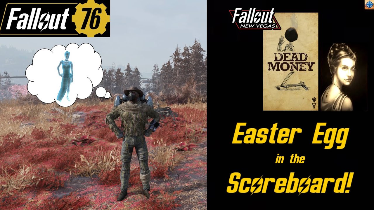 Fallout 76: Dead Money Easter Egg in the Season 13 Scoreboard! - YouTube