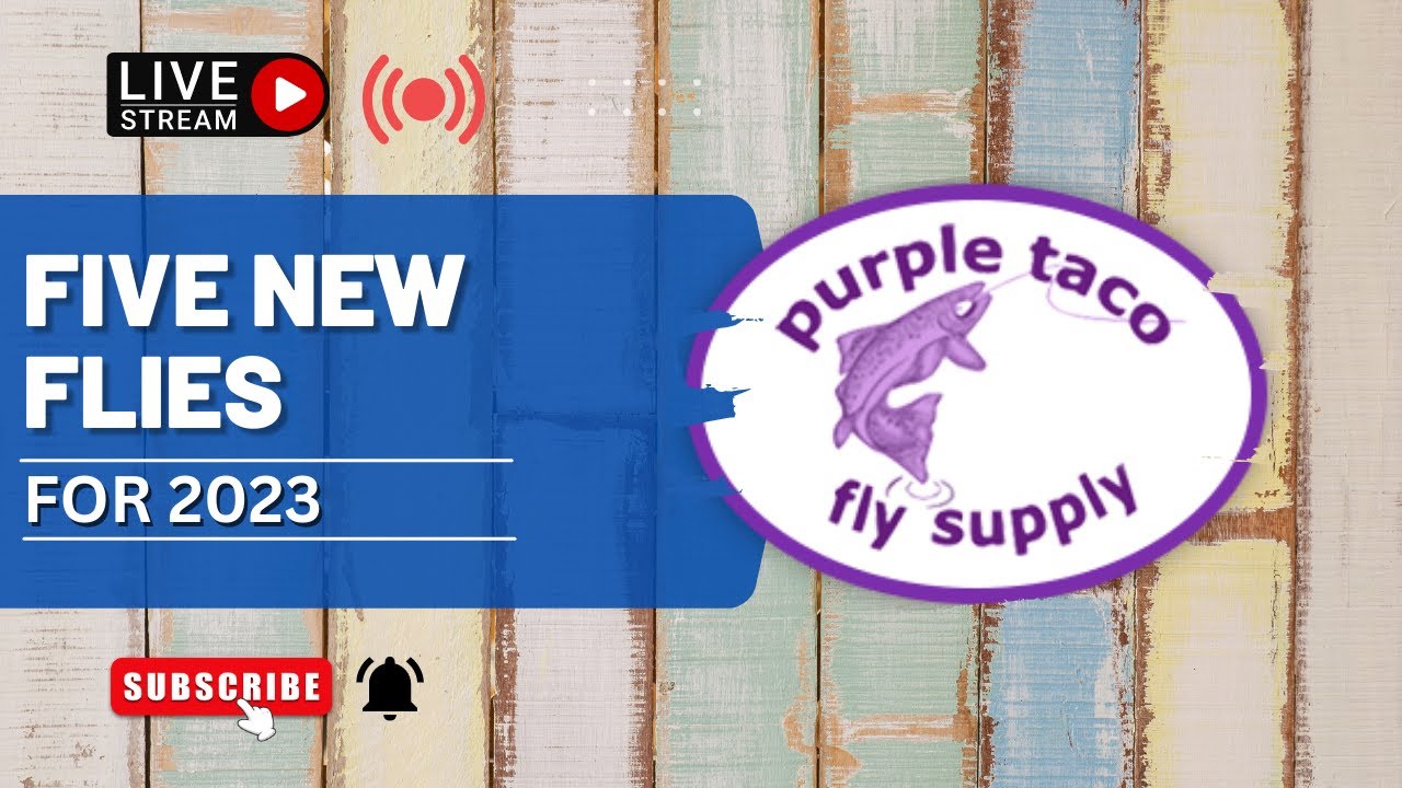 Five New Trolling Flies for 2023 / Purple Taco Fly Supply - YouTube