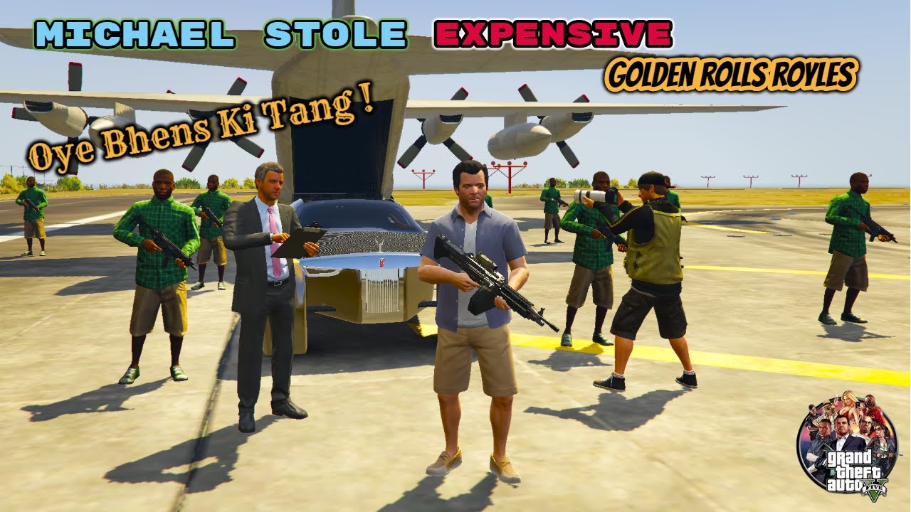 I Steal Golden Rolls Royles In Los Santos |Gta 5 Gameplay Ep 18 |Highly ...