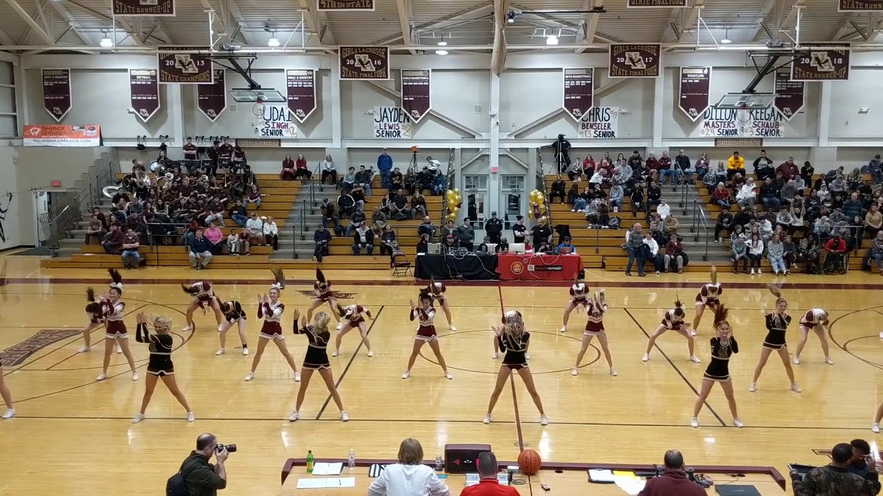 NAHS Cheer Performance 2/7/2020 - YouTube