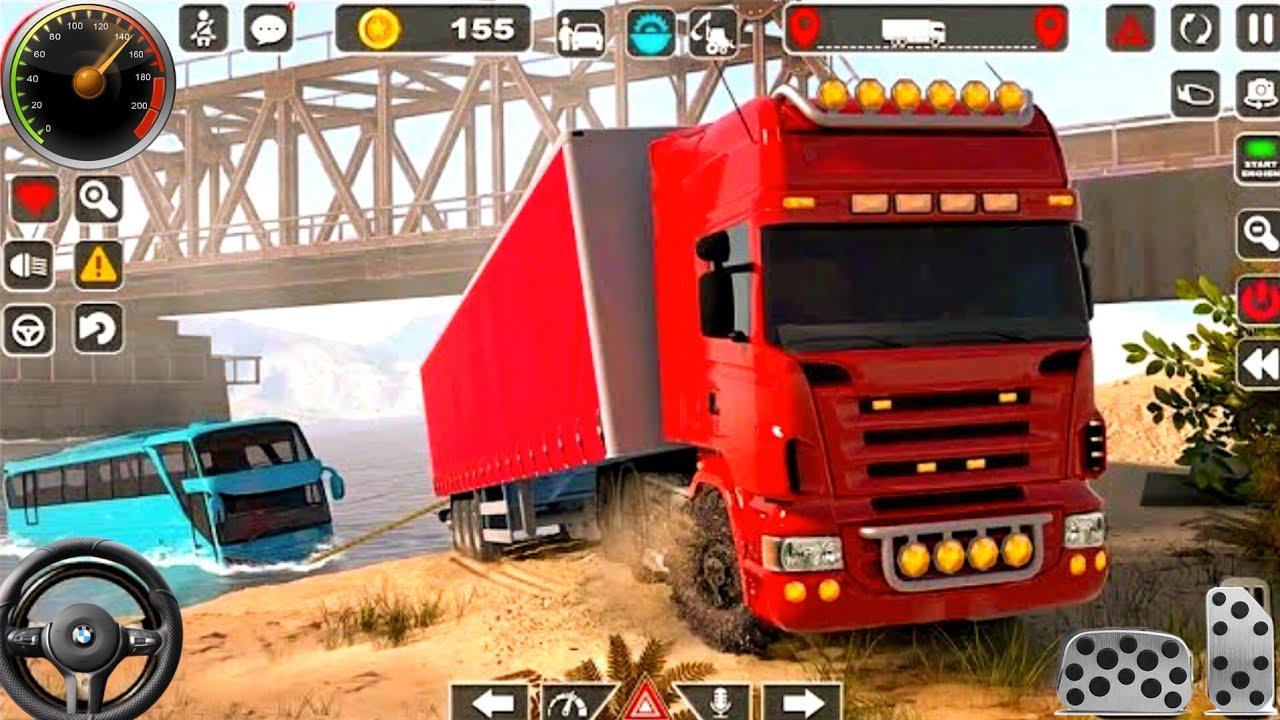 419 trailer truck auto transport in uk city simulator - truck transport ...