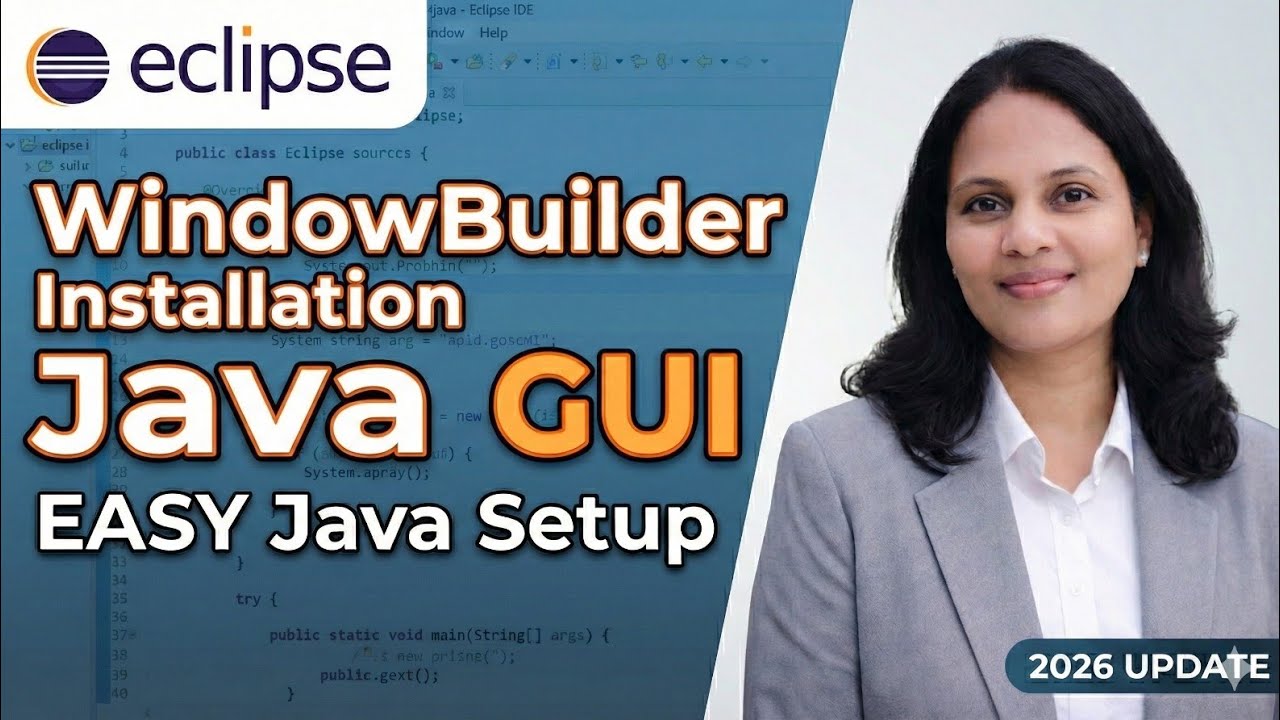 How to Install WindowBuilder in Eclipse (2026) | Easy GUI Setup - YouTube