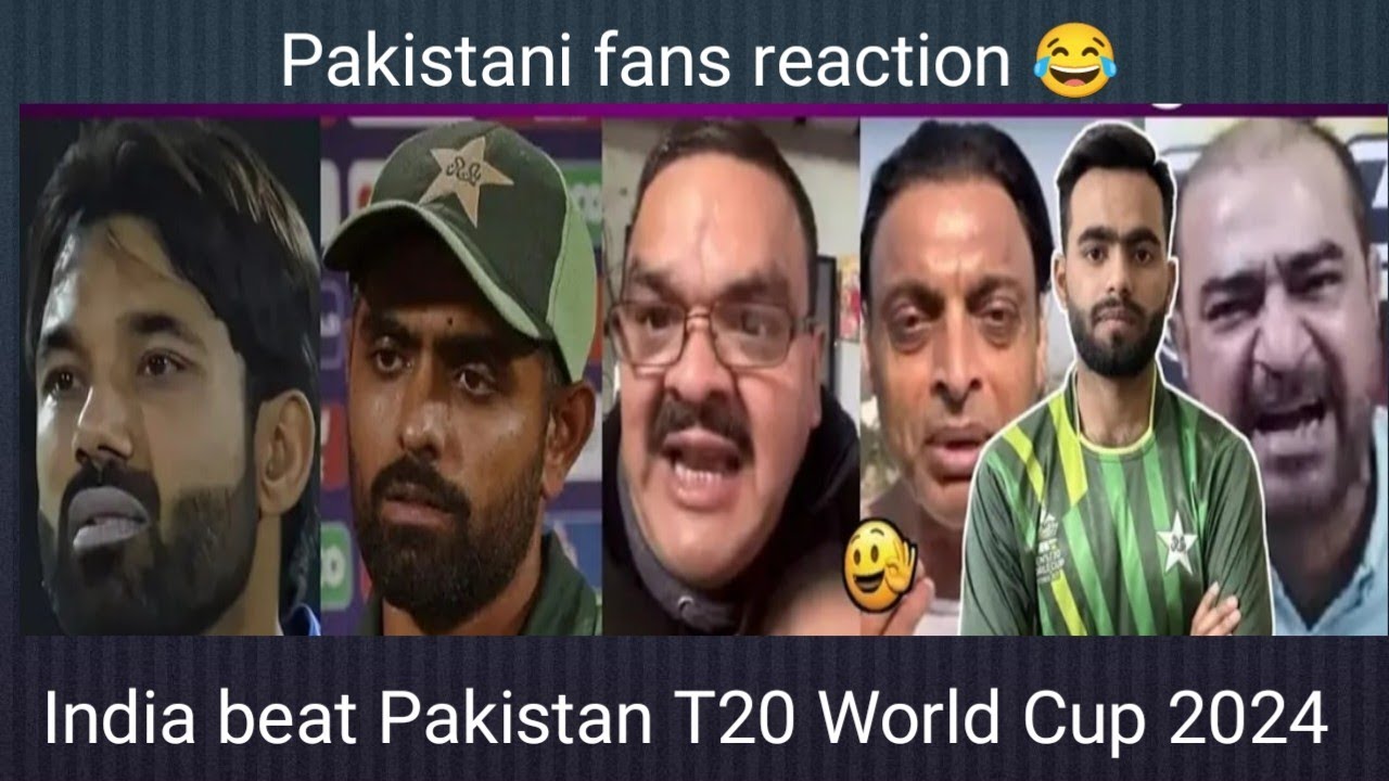 Pakistan fans reaction after IND beat Pakistan T20 World Cup 2024 - YouTube