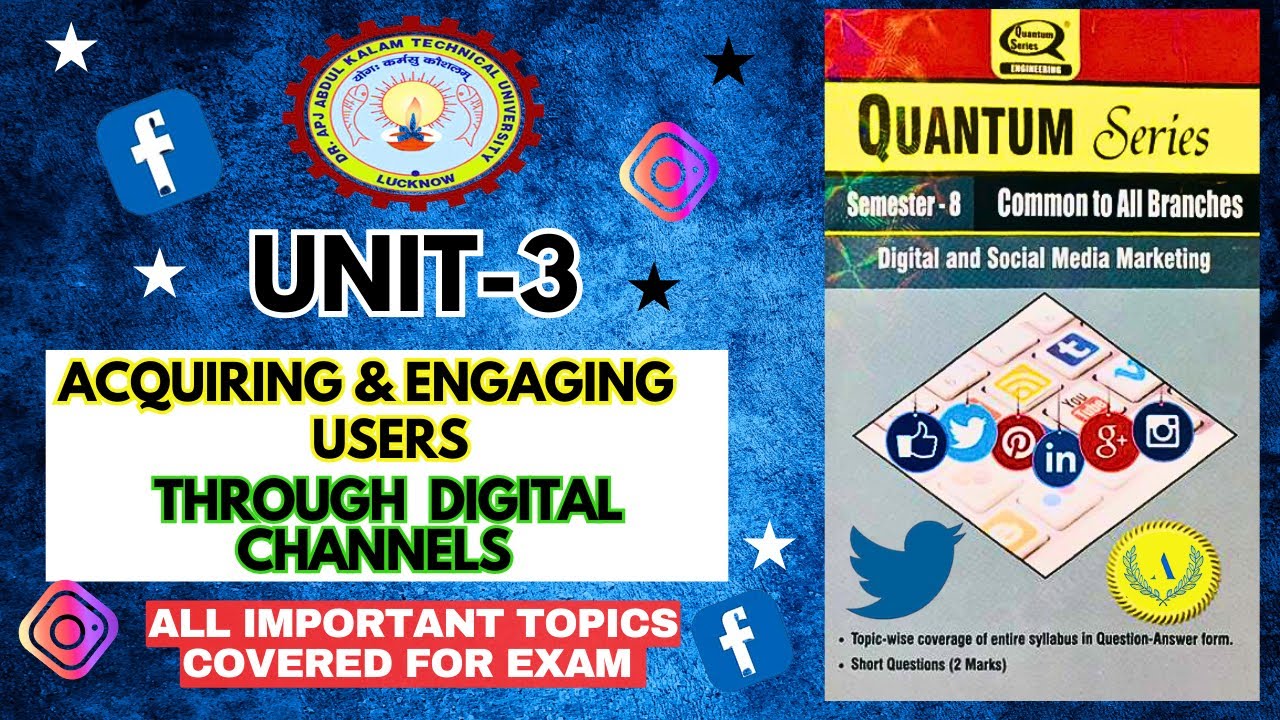 Digital Marketing | Unit-3| Acquiring and Enhancing | AKTU | #btech #viral #aktuexam - YouTube