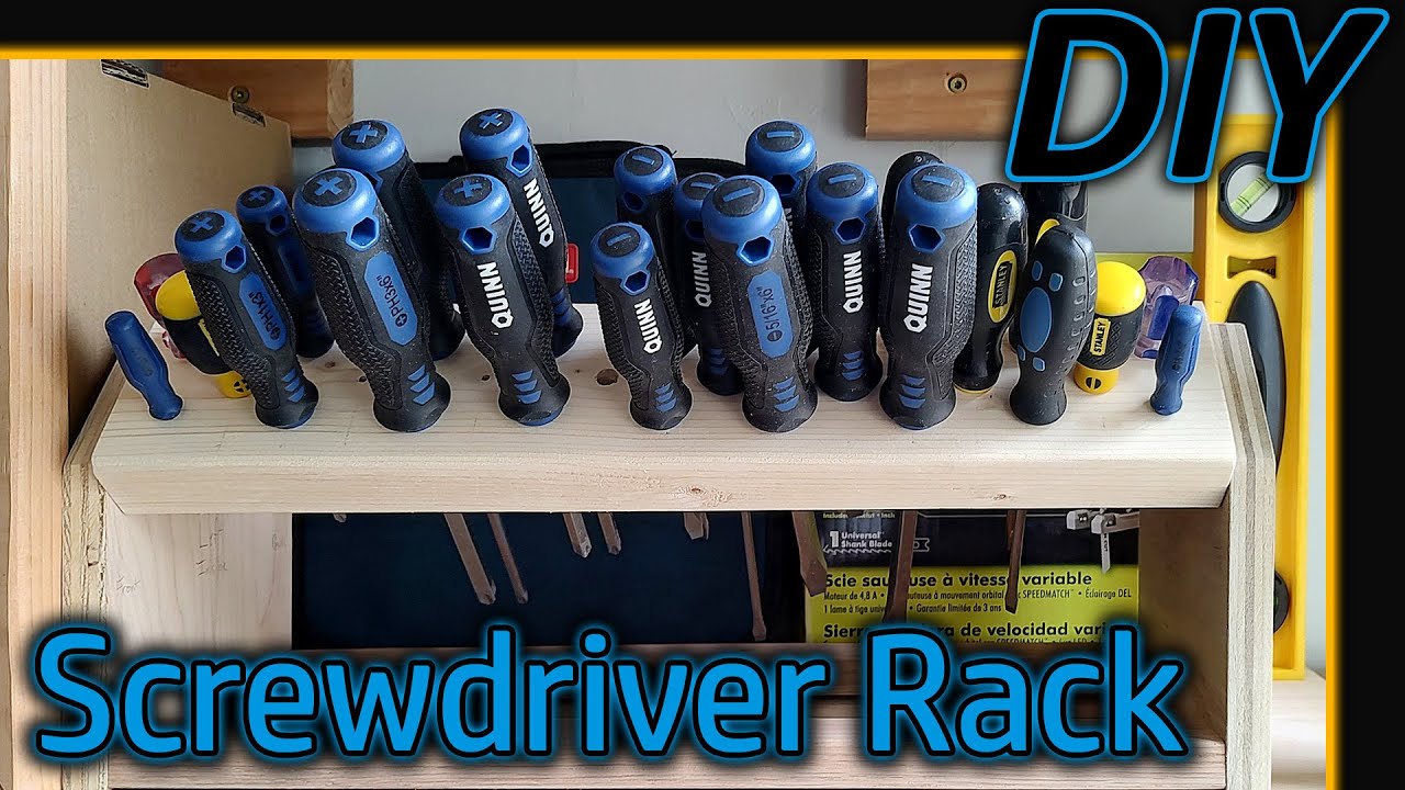 DIY: Screwdriver Rack/Holder - YouTube