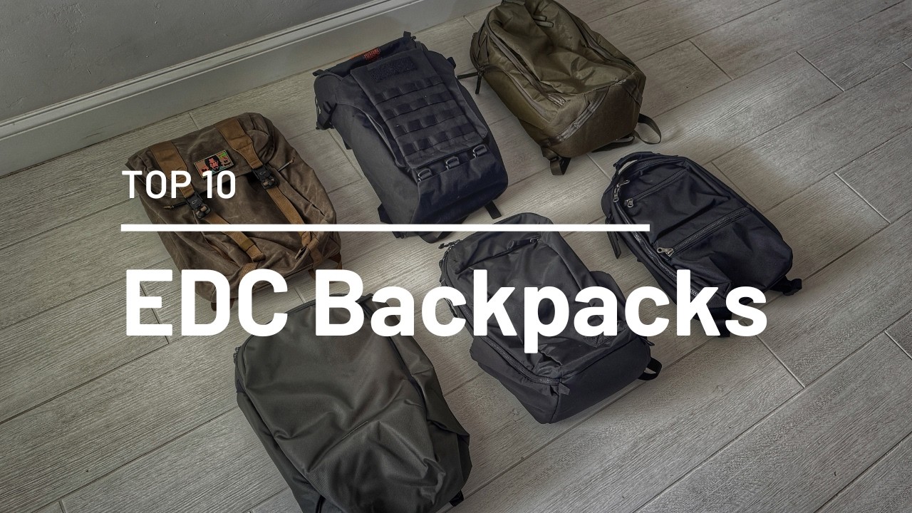 10 Best NEW Everyday Carry Backpacks (2024) - YouTube