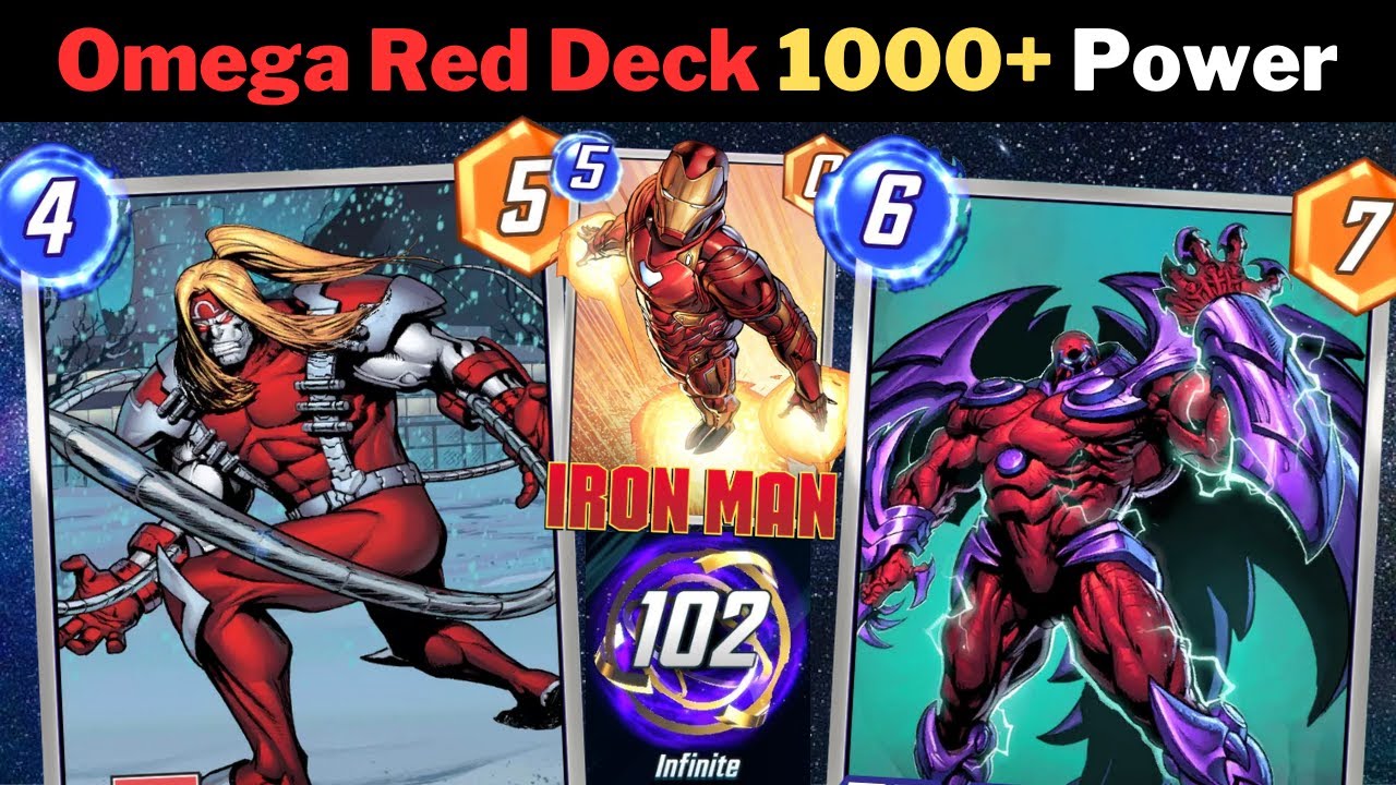 How Good is OMEGA RED DECK? (to Infinite Rank) - Marvel Snap - YouTube