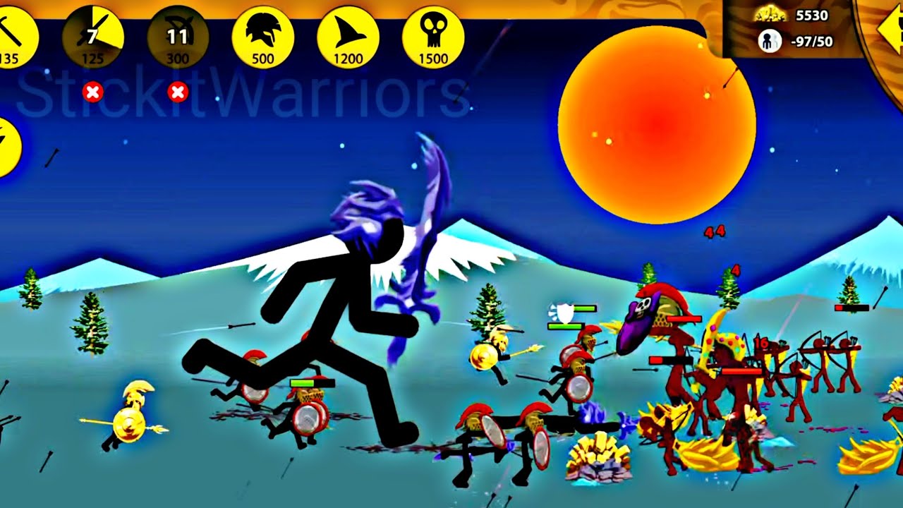 stick war legacy all units type kychu vs swordwrath new MOD VIP - YouTube