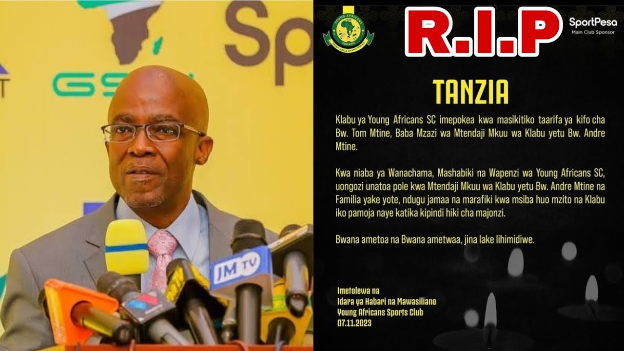 MSIBA MZITO Yanga Yapata Pigo Kubwa Kuhusu CEO Andre Mtine Vilio na ...
