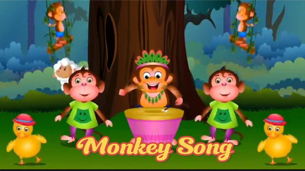 Best Monkey Songs 2024 / Learning for kids - YouTube