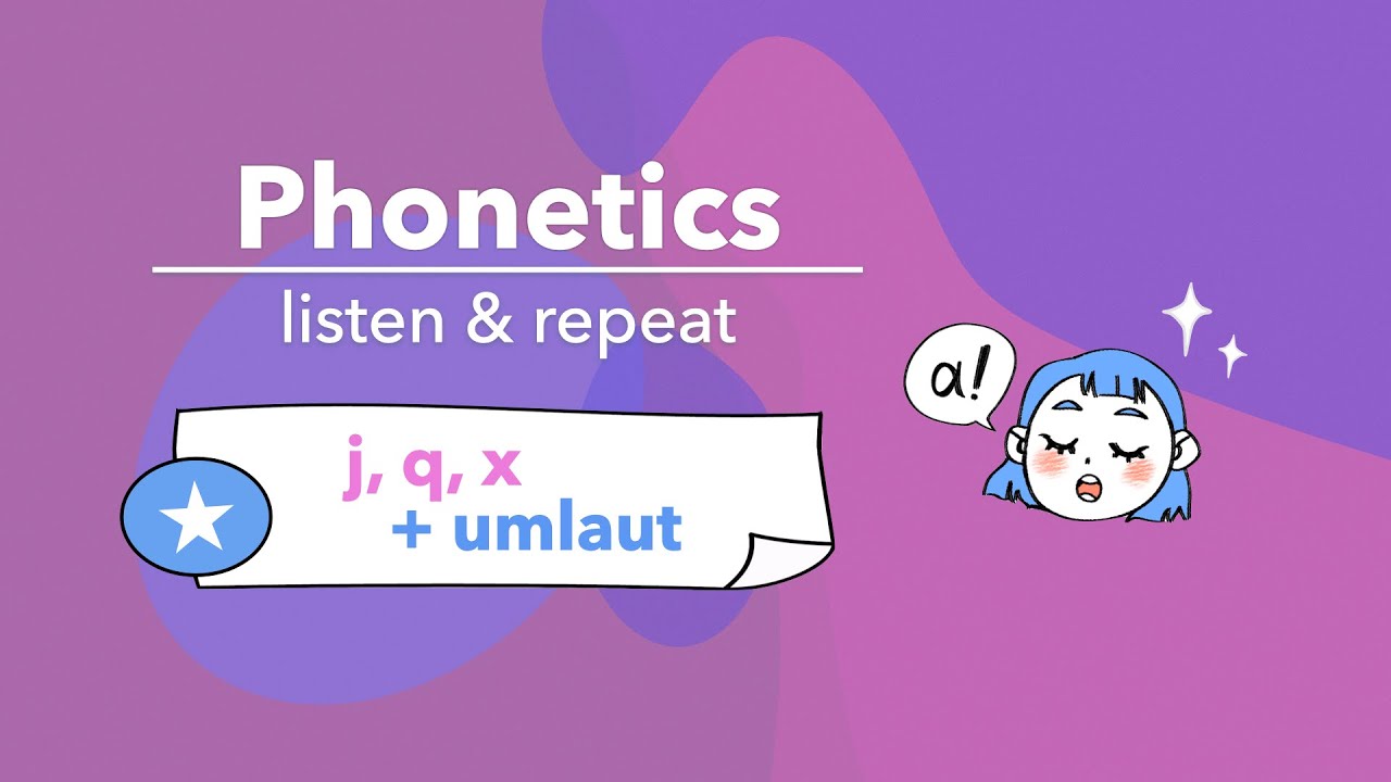 Chinese phonetics 】Listen & repeat 🗣️ umlaut - YouTube