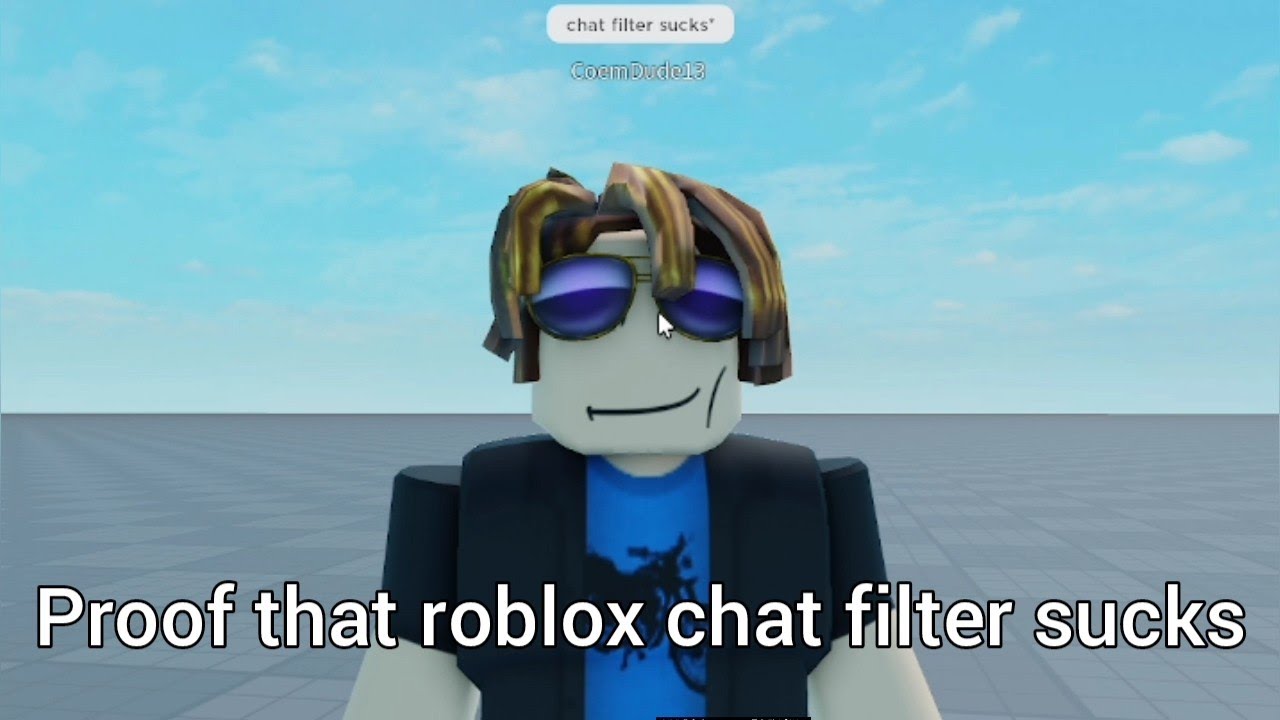 Roblox Chat Filter Be Like: - YouTube
