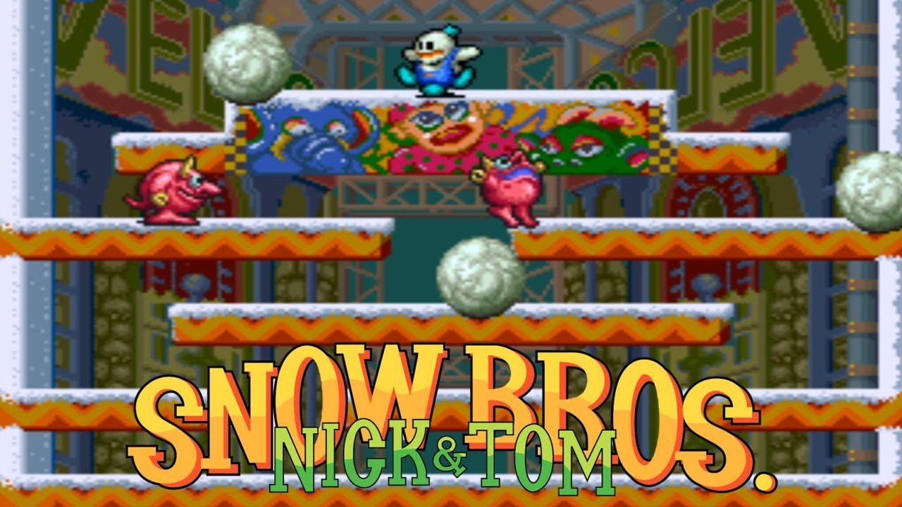 snow bros - snow bros all bosses - YouTube