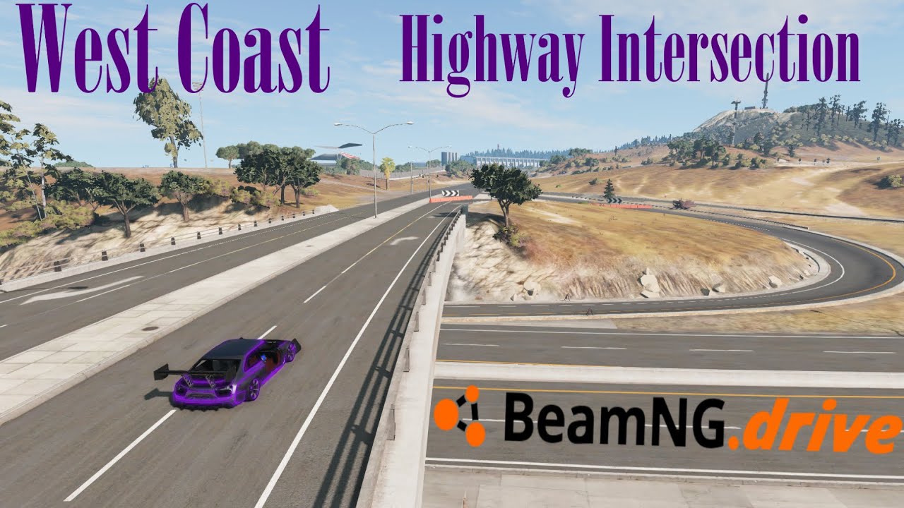 BeamNG Drive | West Coast Highway Intersection in 1:34.960!! - YouTube