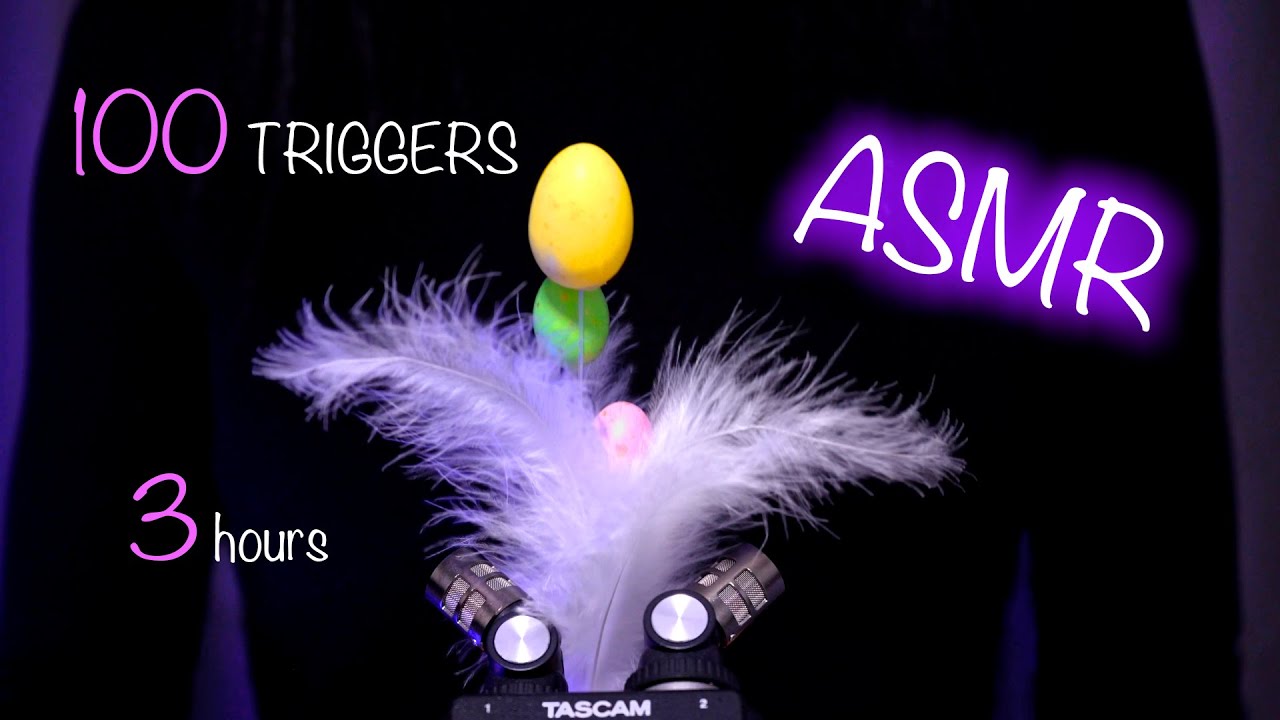 ASMR - 100 triggers in 3 hours will send you into a relaxing space 🚀 ...