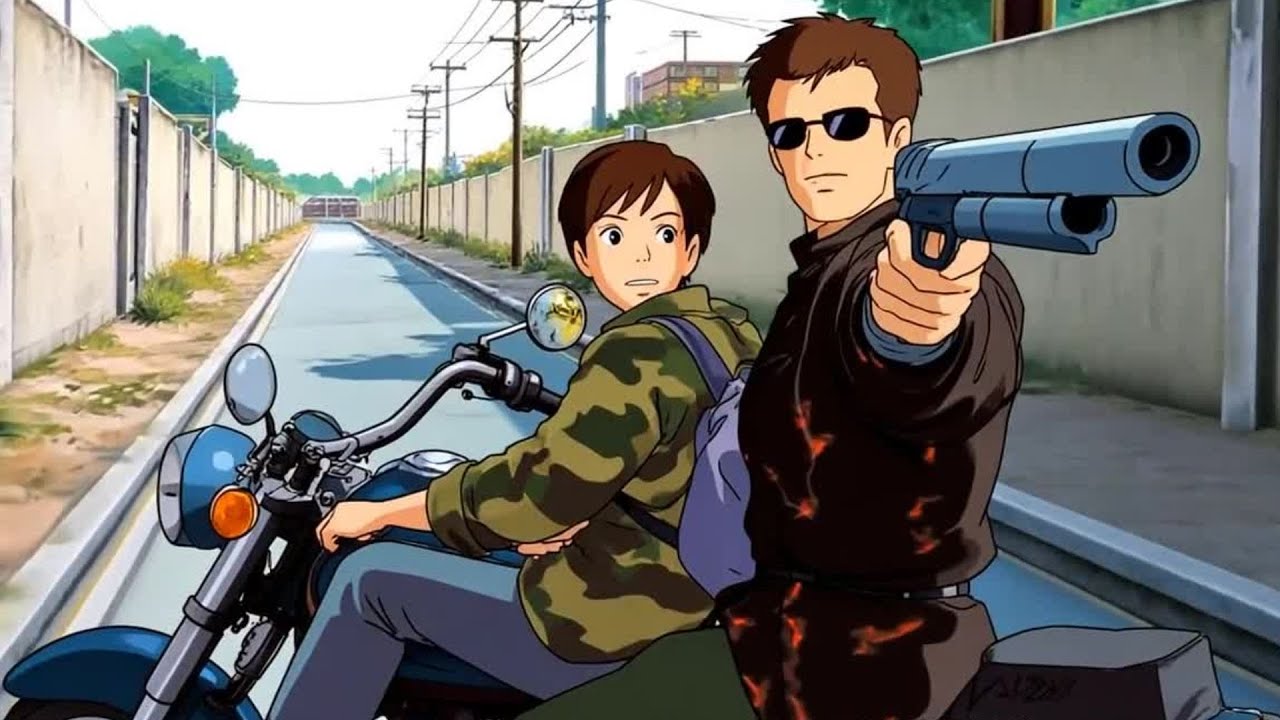 Terminator 2 in Ghibli Style – Animated Slideshow - YouTube