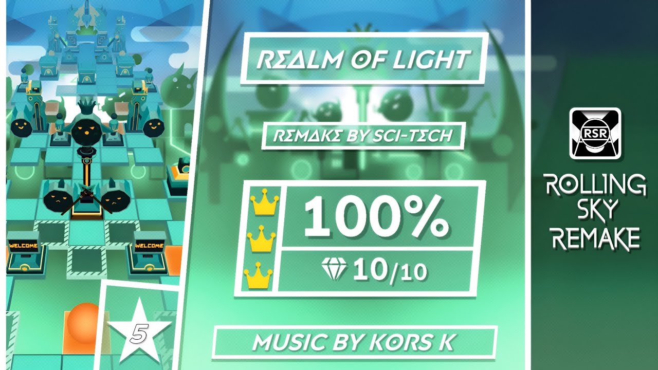 【Rolling Sky Remake】跳躍光域/Realm of Light - YouTube