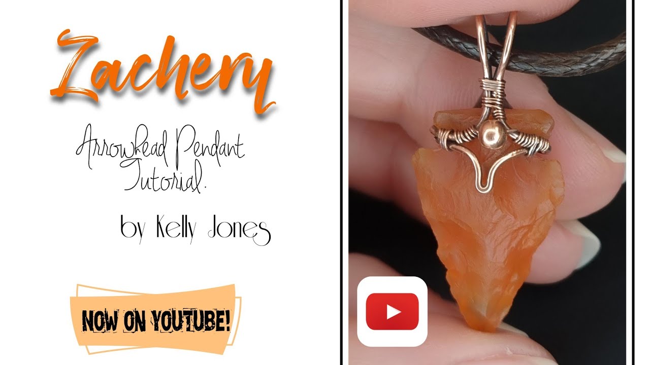 Wire Wrap Arrowhead pendant tutorial 'Zachery'. - YouTube