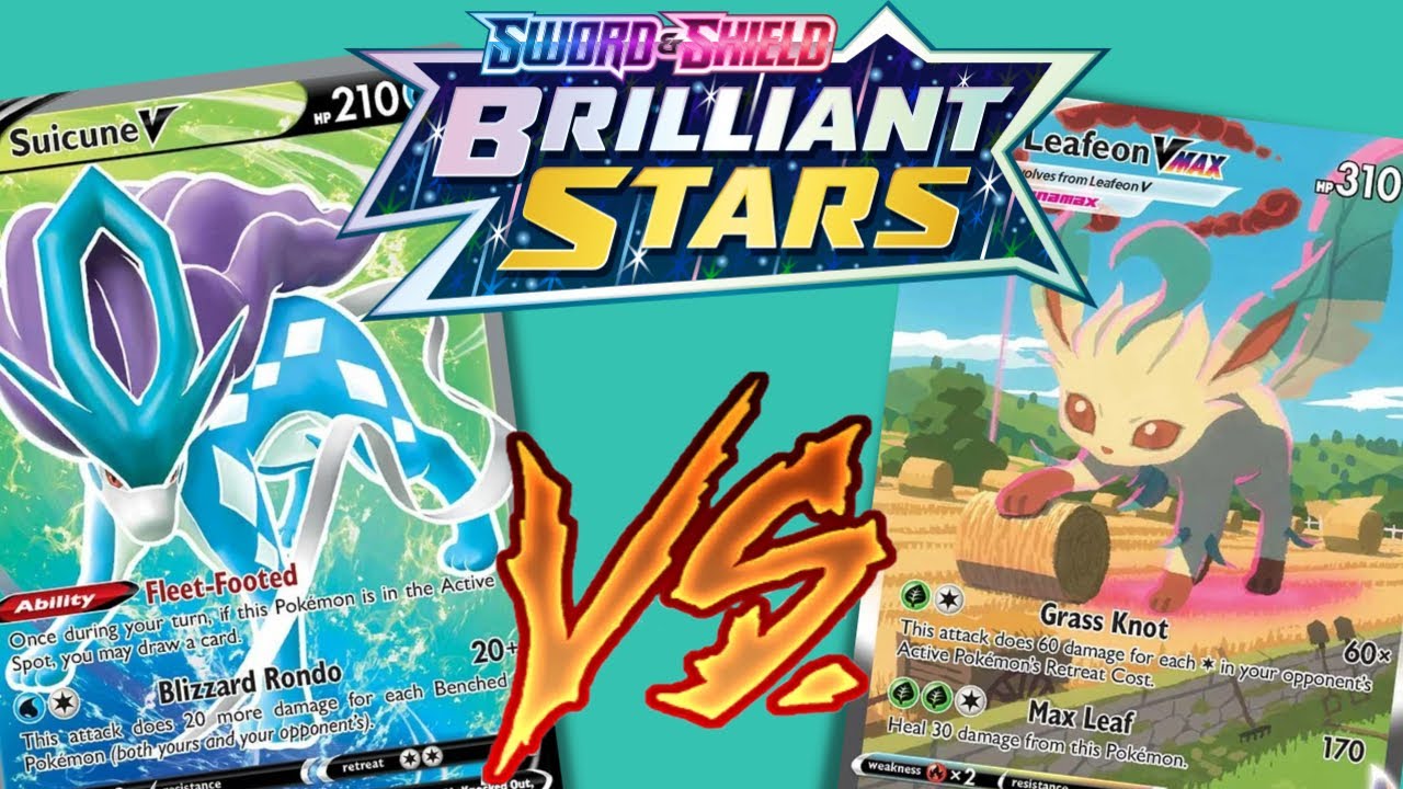 Leafeon VMAX VS Suicune V! *Tabletop Gameplay* - YouTube