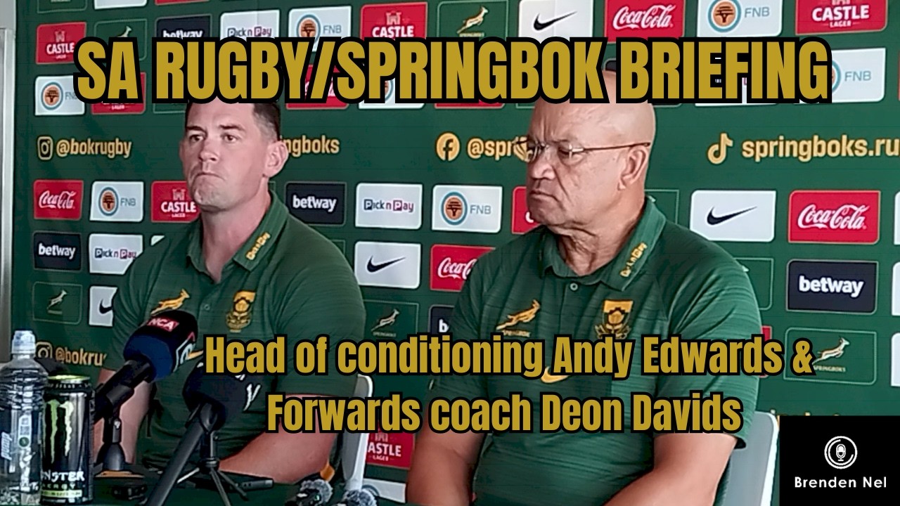 SPRINGBOKS: Head of conditioning Andy Edwards & Forwards coach Deon ...