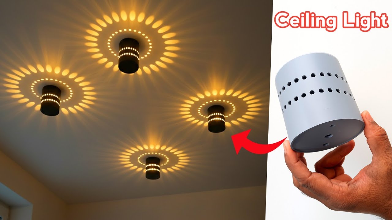 How to Make Modern LED Ceiling Lights Home Decoration Lights Bedroom ...