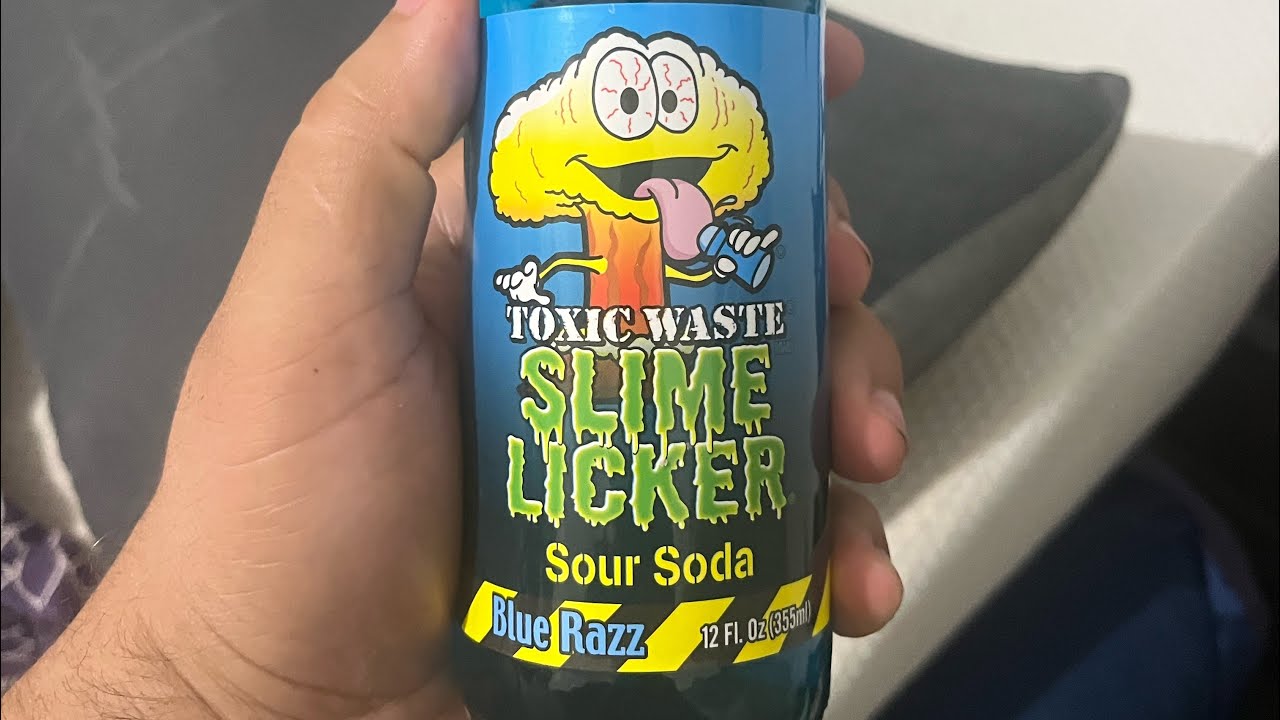 Trying out my very first sour soda review - YouTube