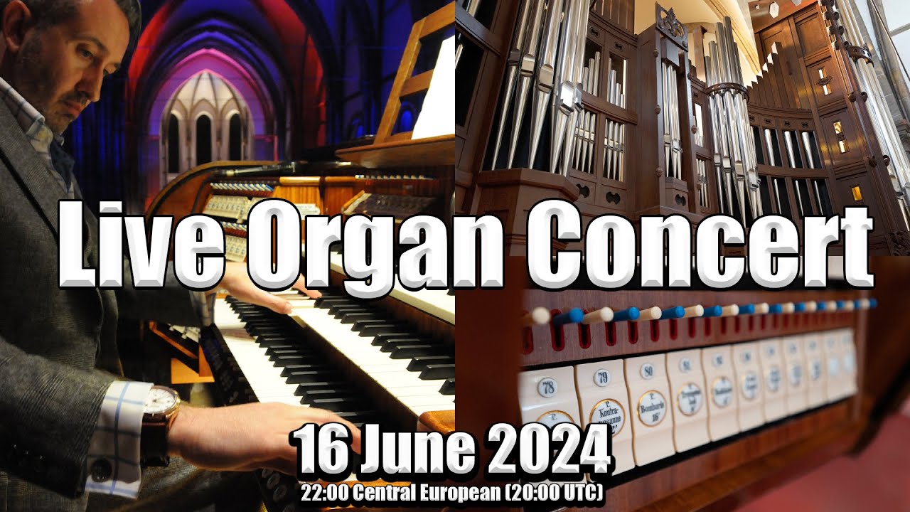 🔴LIVE! | Sunday Night Is Organ Music Night | 16 June 2024 - YouTube