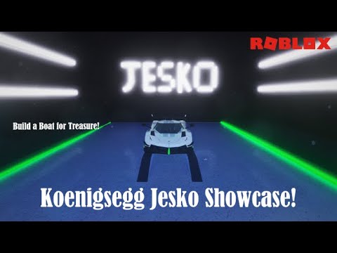 2020 Koenigsegg Jesko Showcase!! | Build a Boat for Treasure (Roblox ...