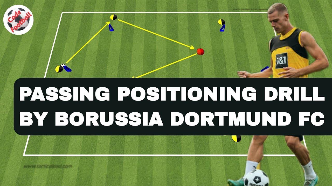 Passing and positioning drill by Borussia Dortmund FC! - YouTube