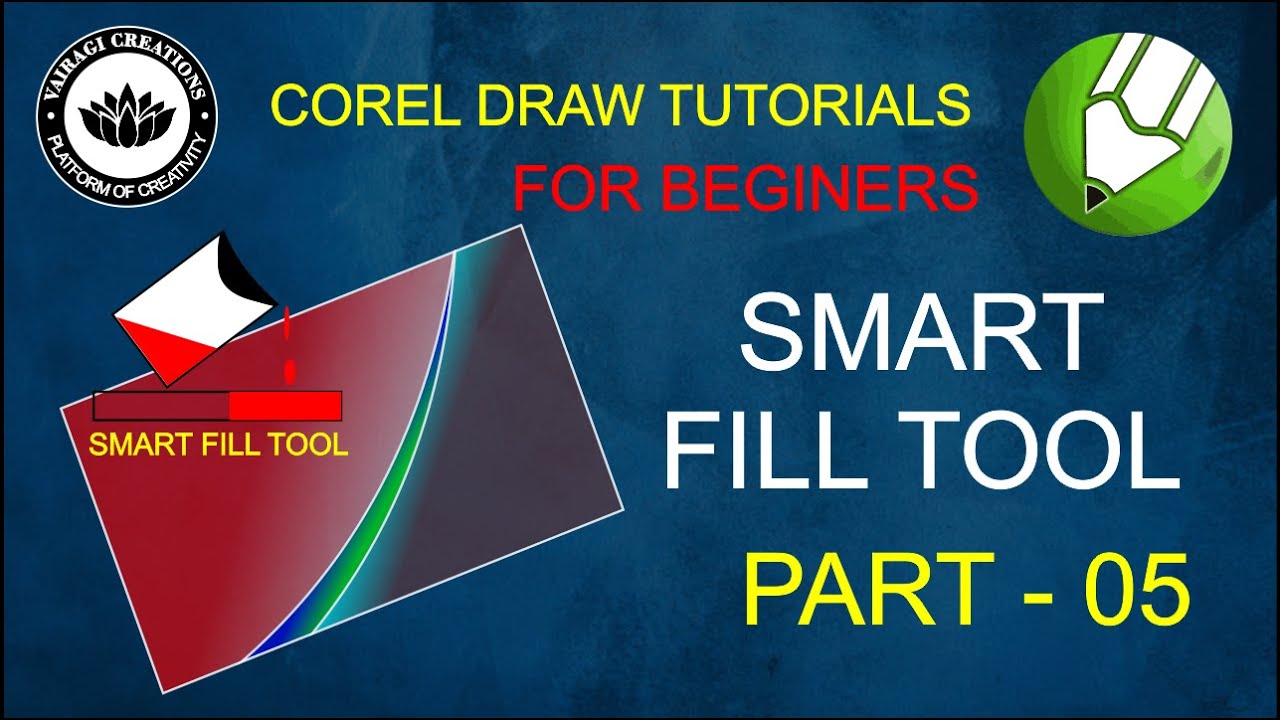 Coreldraw |05| Smart fill Tool | Basic Coreldraw Tutorial | Coreldraw ...