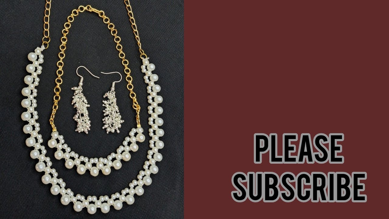 Necklace & kammal # jwellery making # - YouTube