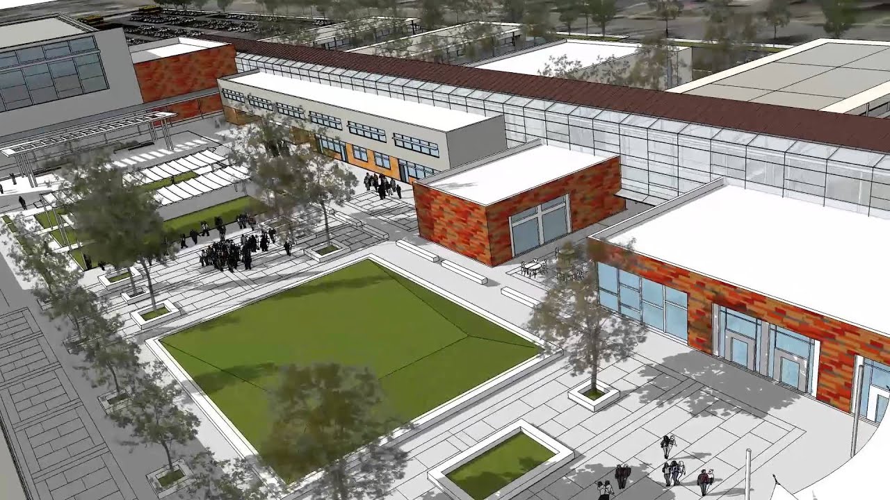 El Modena High School Flythrough - YouTube