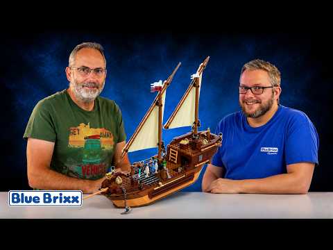 Ein neues Schiff für eure Piratenwelt! Kleines Fischerboot mit Minifigur von BlueBrixx