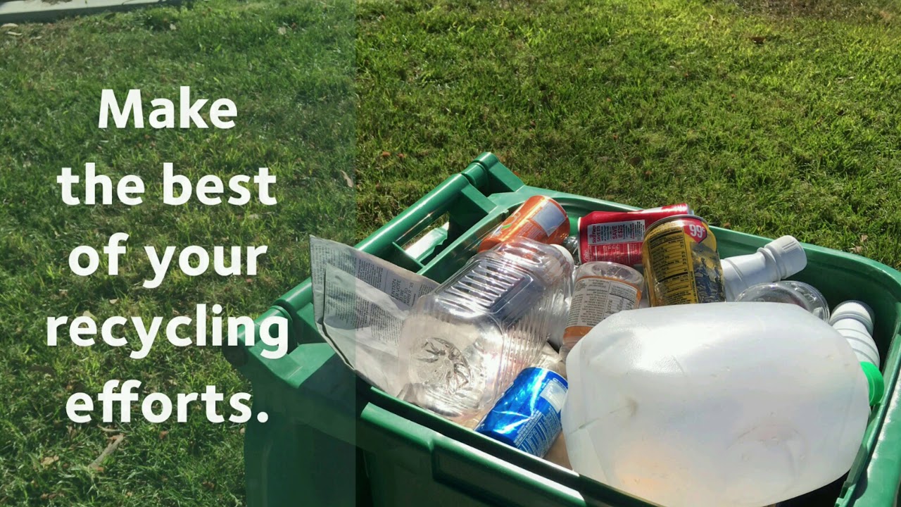 WM Recycling Cart Green - YouTube