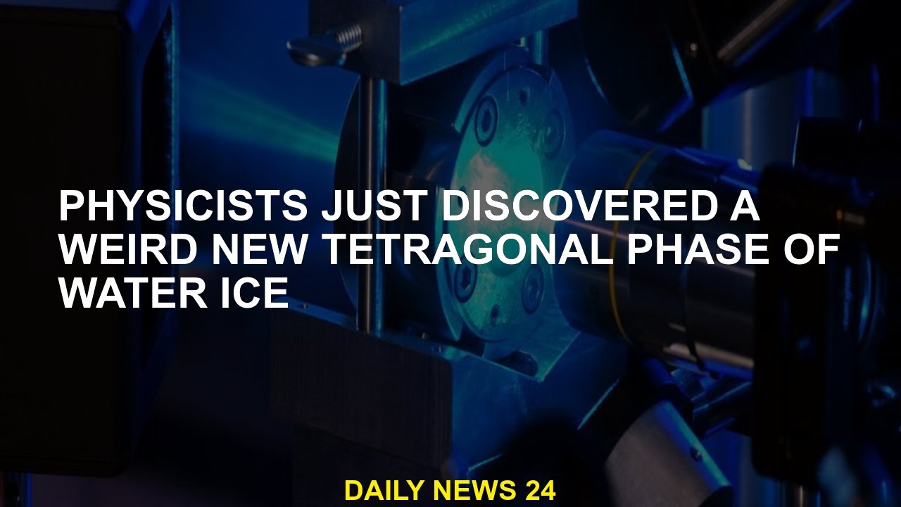 Physicists just discovered a strange new tetragonal phase of water ice ...
