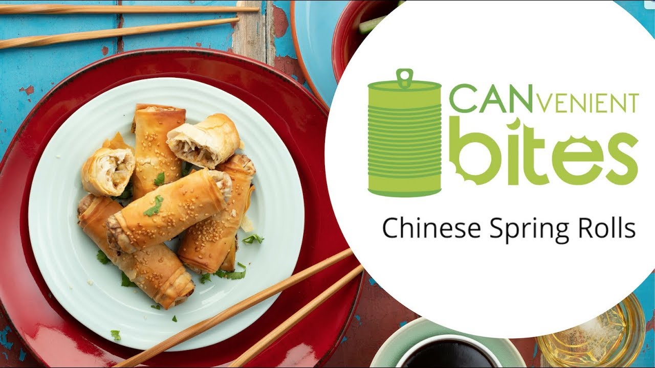 Chinese Spring Rolls - CANvenient Bites - YouTube