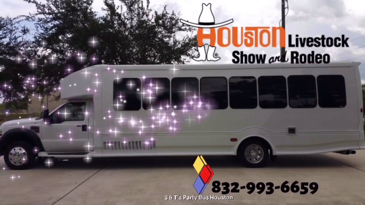 Houston Livestock and Rodeo Party Bus Transportation - YouTube