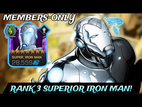 Rank 3 Superior Iron Man: Members-Only First Look! | Mcoc - YouTube