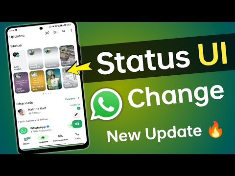 WhatsApp status update UI new update - YouTube