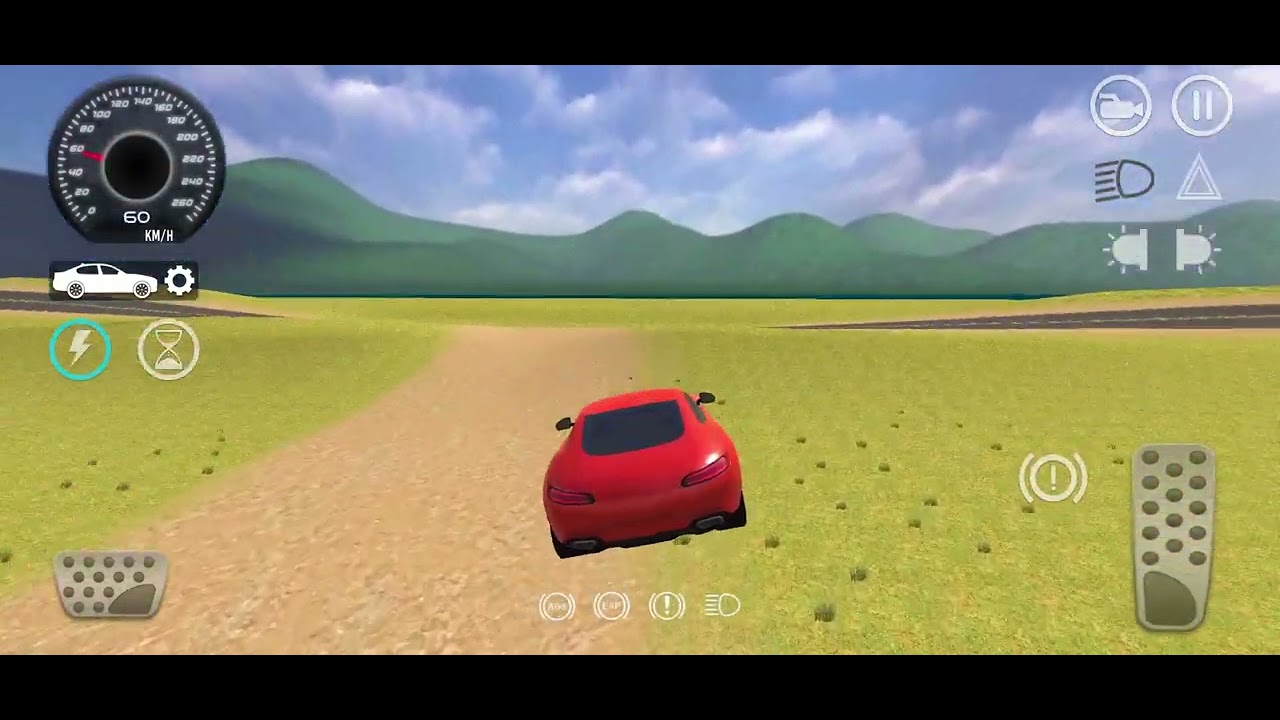Jocuri cu masini Mercedes AMG GT de condus prin orasul din desert - YouTube