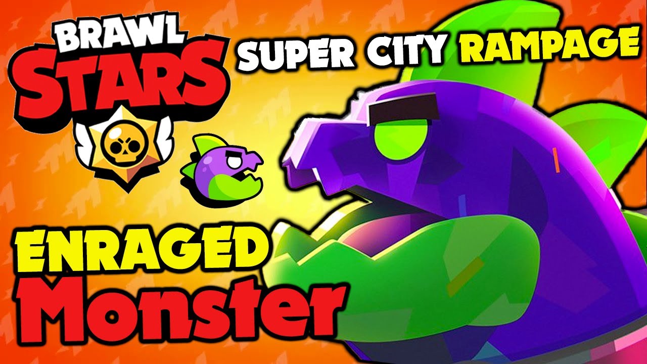 Brawl Stars - INSANE LEVEL MEGA MONSTER - SUPER CITY RAMPAGE - YouTube