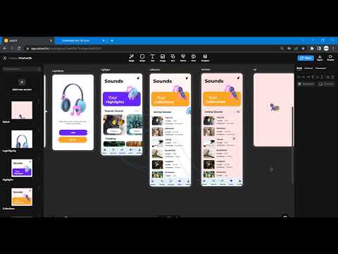 1:Sounds Mobile App UI