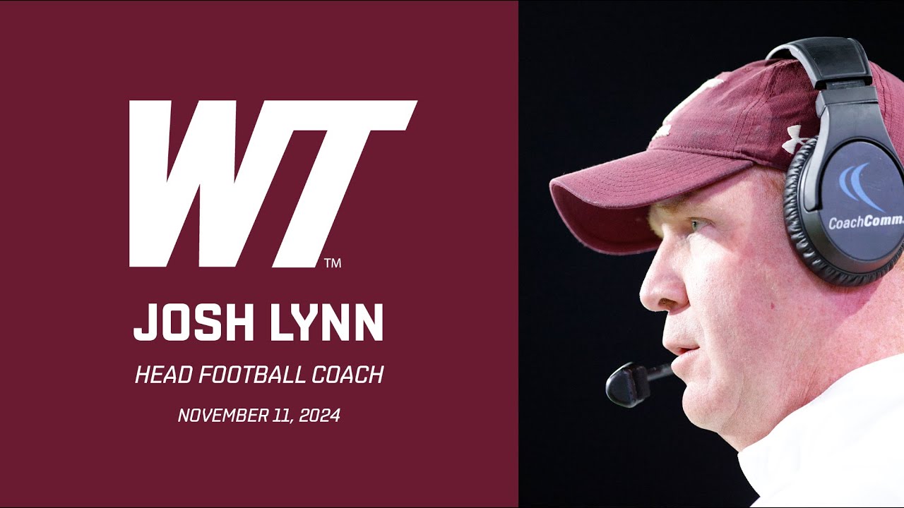 WT Football Head Coach Josh Lynn (Nov. 11) - YouTube